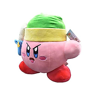 Kirby Sword 12" Mega Plush - Cute Plushies, Big Plush & Soft Pillow Kirby Gifts for Kids & Adults! Kirby Plushes Available Include Whip Kirby, Kirby Sleep, Fighter Kirby, and Link Kirby Sword.