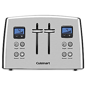 Cuisinart CPT-435C 4-Slice Countdown Metal Toaster - Stainless Steel