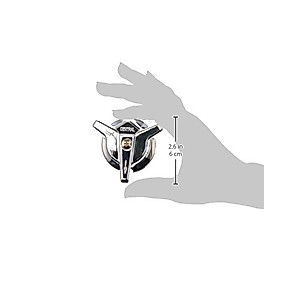 Central Brass 0607-C1/2 Tile Stop Valve in Chrome