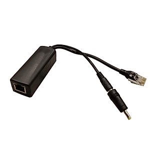 Mount Genie PoE Power Over Ethernet Splitter Adapter 15W Output for Voice Assistants (1-Pack)