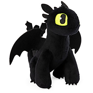 Dreamworks Dragons, Toothless 8" Premium Plush Dragon, for Kids Aged 4 & Up