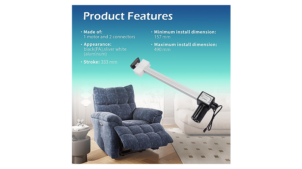 Okin Refined-R Motor for Recliner | Replacement Parts JLDQ-12