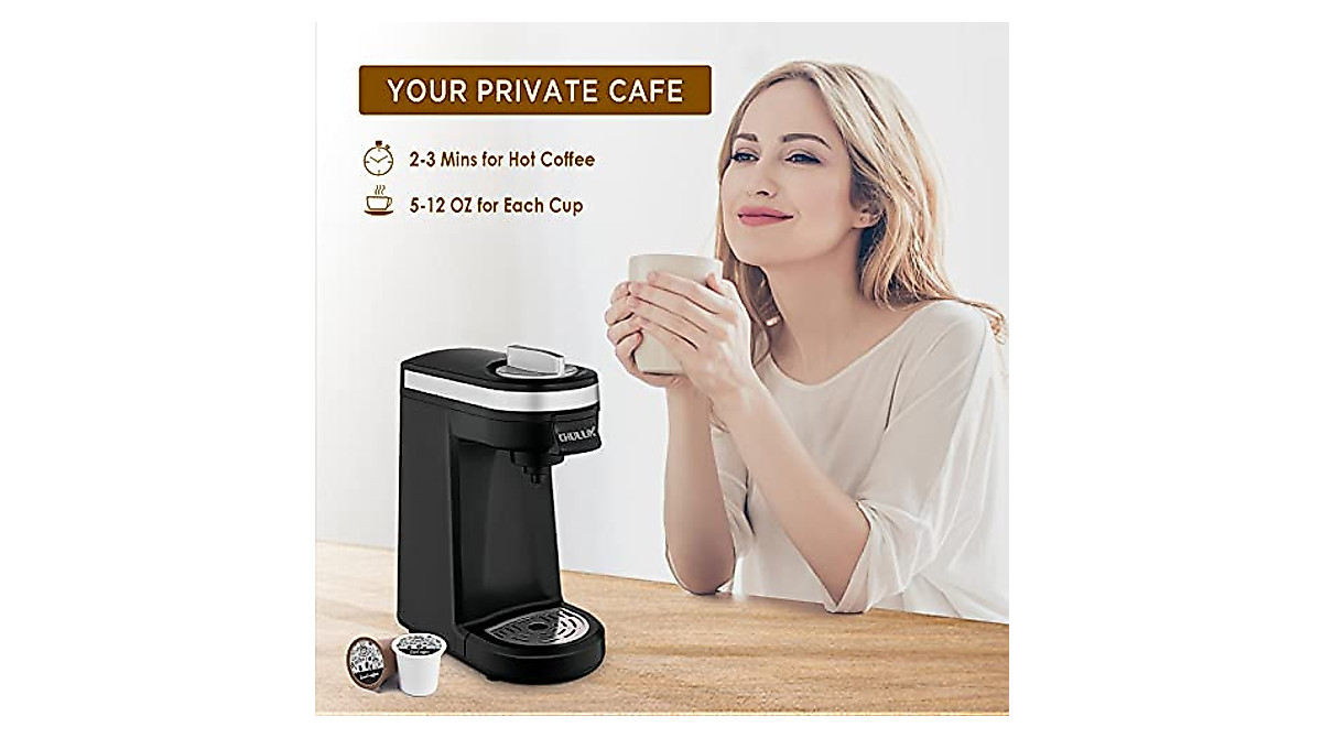 CHULUX Single Serve Coffee Maker - Fast & Compact Coffee Brewer