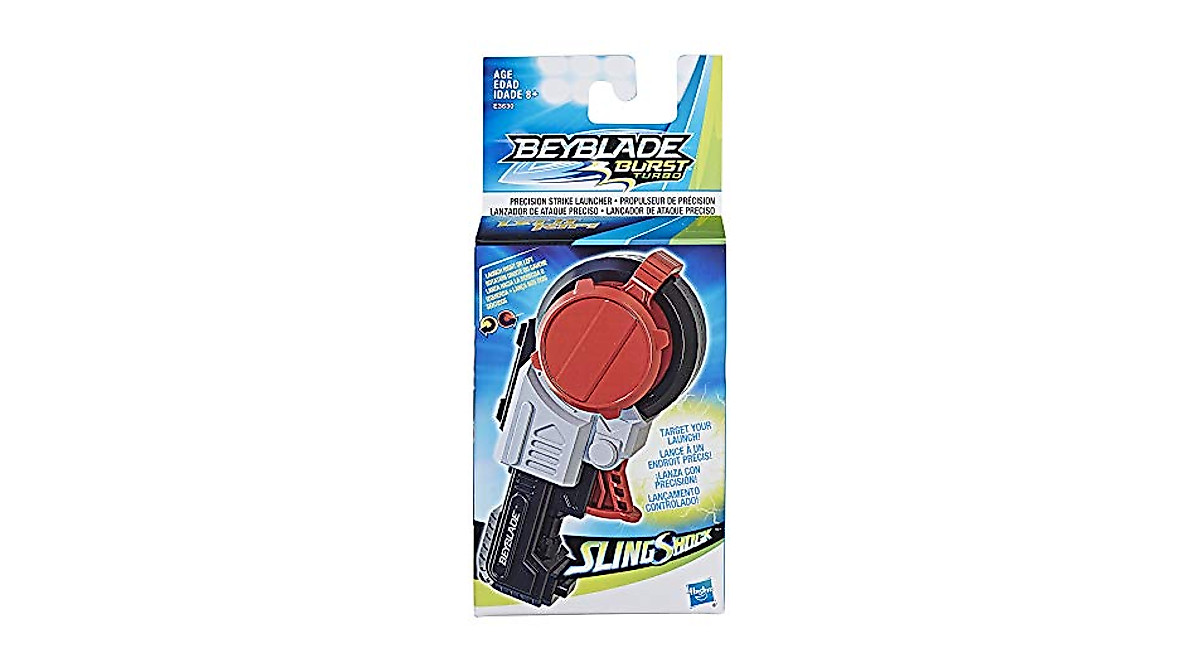Beyblade Burst Turbo Slingshock Launcher - Precise Battles for Kids 8+