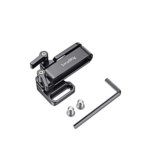 SMALLRIG Mount Bracket SSD Holder for Samsung T5 SSD with 1/4”-20 Threads, Compatible with SMALLRIG Cage for BMPCC 4K & 6K and for Z CAM (New Version) – 2245B