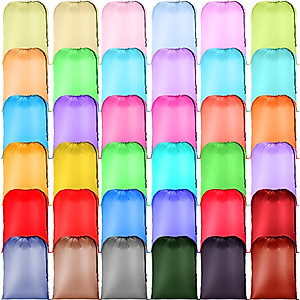 Aliceset 36 Pieces Travel Laundry Bags Extra Large Laundry Bag 29 x 40 Inch Dirty Clothes Travel Bag with Drawstring Slip Lock Closure for College, Dorm and Apartment Dwellers Storage, 36 Colors