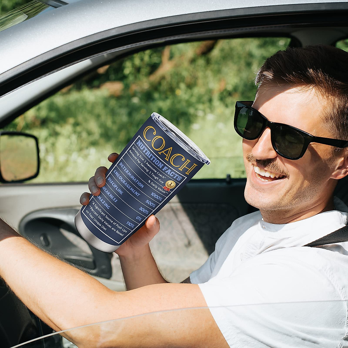 Noxulie Coach Gifts Tumbler 20oz - Soccer Coach Gifts - Best Coach Gifts Ideas - Coach Gifts For Men Women - Cheer Coach Gift - Football Coach Gifts Cup - Basketball Coach Gifts Tumbler - Coach Gift