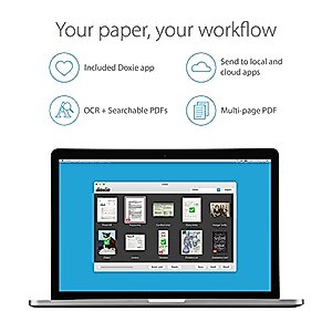 Doxie Go SE - The Intuitive Portable Document Scanner with Rechargeable Battery and Easy Software for Home, Office, or Work from Home