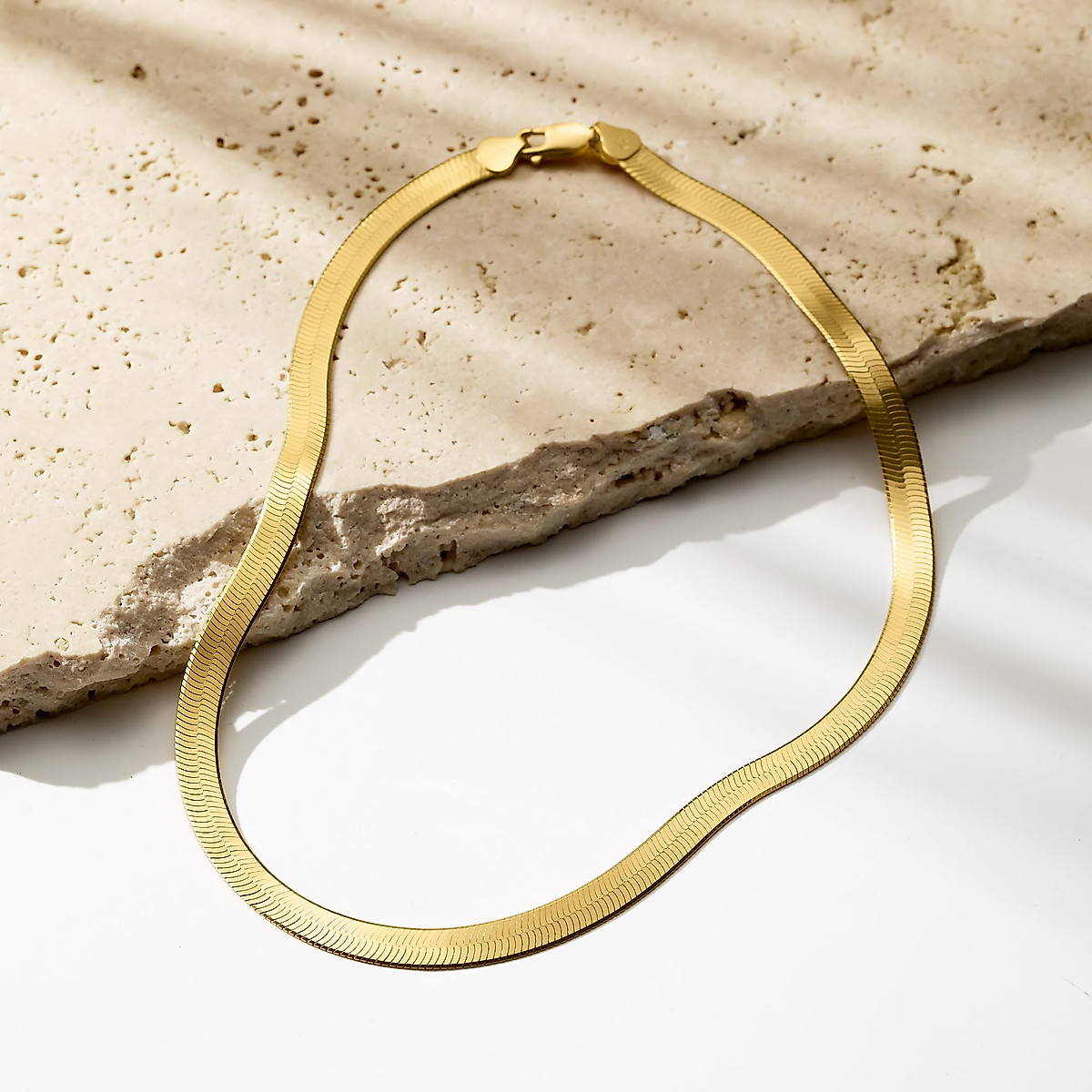 Ross-Simons Italian 6mm Herringbone Chain Necklace