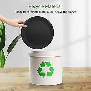 JOYSEUS Plant Saucer - 12 inch - 4 Pack Durable Plastic Plant Tray for Plant Pots, Thick Plant Saucer for Outdoor & Indoor Plants