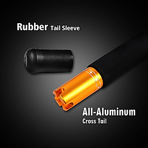 Fiblink Saltwater Fishing Rod 1 Piece Trolling Rod Deep Sea Big Game Conventional Boat Fishing Pole Heavy Duty Spiral Wrapped Rod (6',80-120lb)