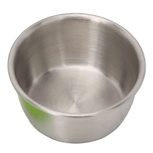 50ml Leak Proof Container, Storage Container, Beauty Salon Essential Oil Cup Portable Stainless Steel Condiment Salad Dressing Container with Lid (Green)