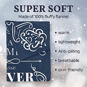 InnoBeta Inspirational Blankets for Women, Men, Get Well Soon Gift for Friends Recovering from Surgery, Chemotherapy, Cancer, Flannel Throw Blanket, 50'' x 65'' - You are Braver Than You Think