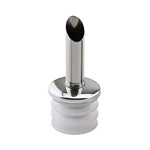 Cabilock Pour Spouts Oil Bottle Oil Dispenser Spout 5pcs Stainless Steel Oil Pourers Spout Oil Dispenser Bottle Spouts with Covers for Pours Vinegar Wine Random Color Pour Spouts