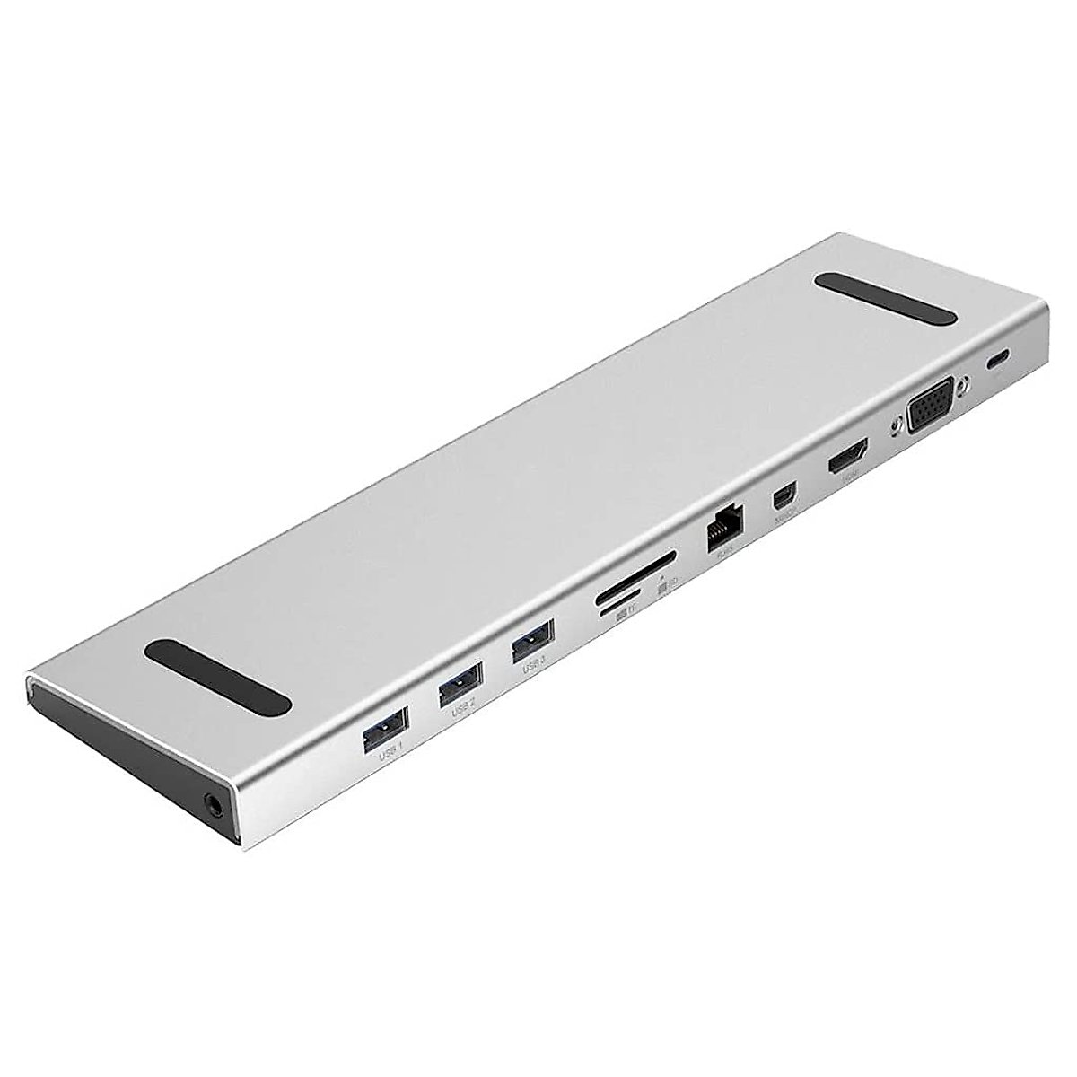 NIZYH 10 in 1 Type-c HUB TF&SD Card Reader VGA Mini DP HDMI-Compatible RJ45 PD Charger USB3.1 Laptop Hub