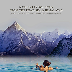 Valentines Gifts for Him, Dead Sea Minerals Spa Gift Box for Women & Men, Self Care Kit, Pink Himalayan Rocks, Dead Sea Bath Salt, Body Scrub & Mud Mask - Birthday, Thank You, Anniversary Gift for Her