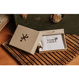 House of Jack Co. DUCK Bifold Wallet For Men | Outdoor Sportsman Mens Wallet | Hand Burnished Full Grain Leather | Slim Wallet | Duck Hunter Gift