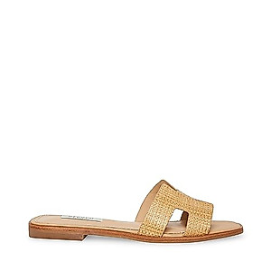 Steve Madden Women's Hadyn Sandal, Raffia, 7.5