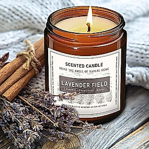 Candles for Home Scented, Candles Set for Women, 28 oz 200 Hour Long Lasting Aromatherapy Amber Jar Candles for Women, Valentine, Mother's Day Anniversary Present