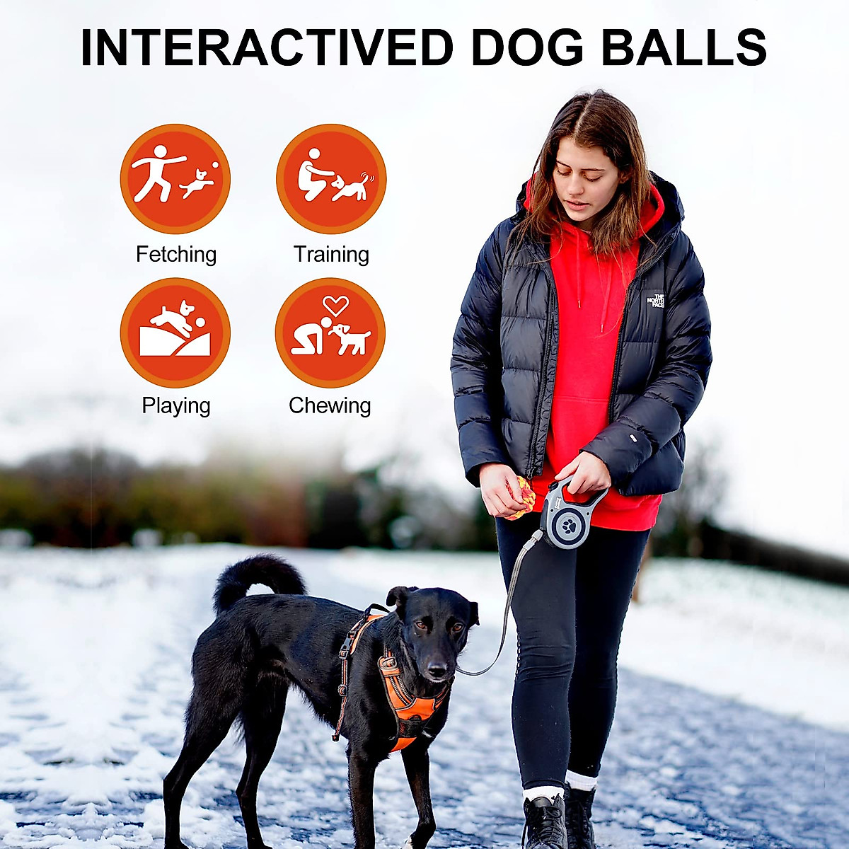 6 Pack Dog Chew Toys for Aggressive Chewers Large Breed, XL Cotton Dog Rope Balls, Indestructible Dog Toys with Tough Twisted for Large Medium Dogs, Dental Teething Ball for Puppy Small Dogs