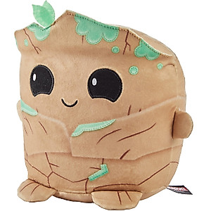 Mattel Marvel Cuutopia Plush Figure, 10-inch Groot Soft Rounded Pillow Doll, Collectible Toy Inspired by the Fan-Favorite Character