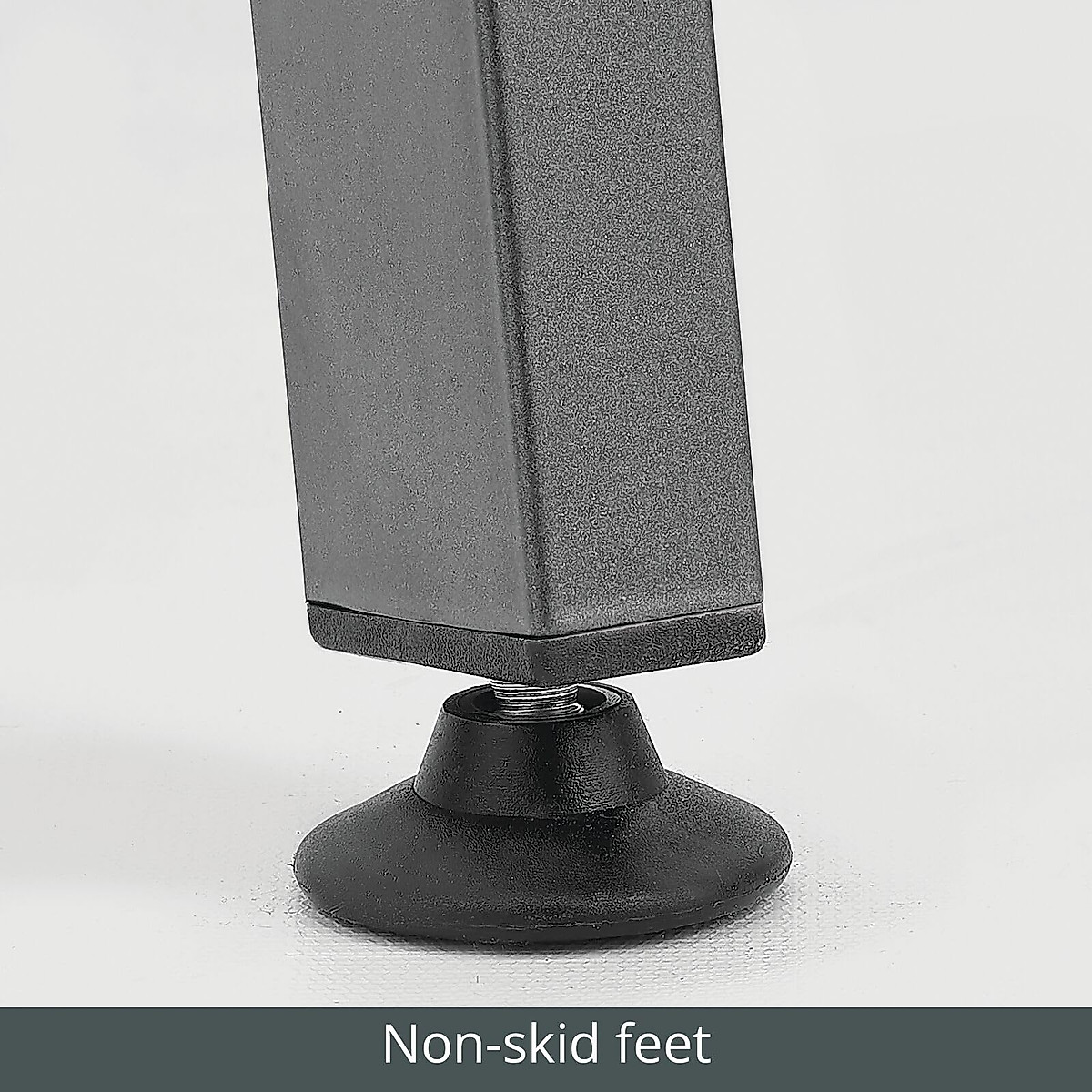 mDesign Metal Leaning Blanket and Towel Ladder - Blanket Ladder for Bedroom and Towel Ladder for Bathroom - Throw/Quilt Display Holder Rack - Nursery Wall Ladder - Blanket Ladder Decor - Graphite Gray