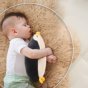 DENTRUN Penguin Stuffed Animals Bulk, Cute Penguin Plush Doll Play Toys for Kids Girls Boys Adults Birthday Xmas Halloween Present Adorable Soft Plushies, 12.20/18.11/22.44/25.98 Inchs, Blue, Black