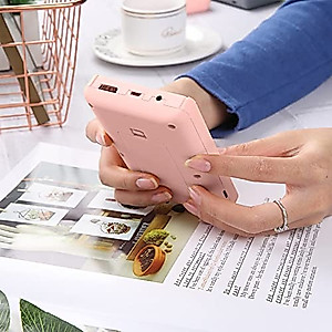 500 IN 1 Retro Video Game Console Handheld Game Player Portable Pocket TV Game Console AV Out Mini Handheld Player for Kids Gift(Pink)