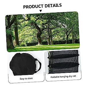 Cabilock 2pcs Folding Drying net Outdoor Clothes Drying Rack Collapsible Laundry Drying Rack Plants Laundry net Collapsible Clothes Drying Rack Fruit Dryer Outside Drying Net Tool Mesh