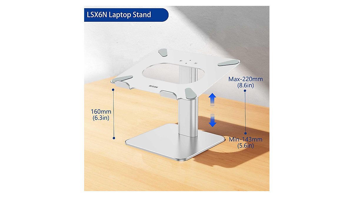BESIGN LSX6N Laptop Stand - Ergonomic Adjustable Design