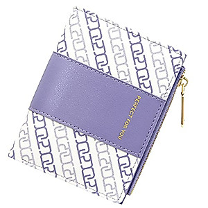 OIDERY Small Card Holder Wallet for Women, Bifold Compact Wallet with ID Window-Womens Wallet with Zipper Purse