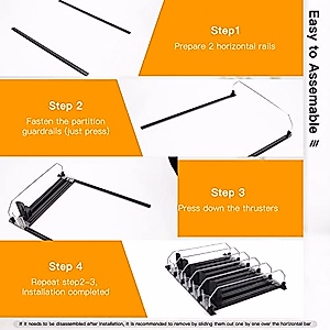 Mlesi Drink Organizer for Fridge | Refrigerator Bottle Can Organizer, Self-Pushing Soda Can Dispenser Holds 25 Cans, Beverage Storage for Pantry/Vending Machine