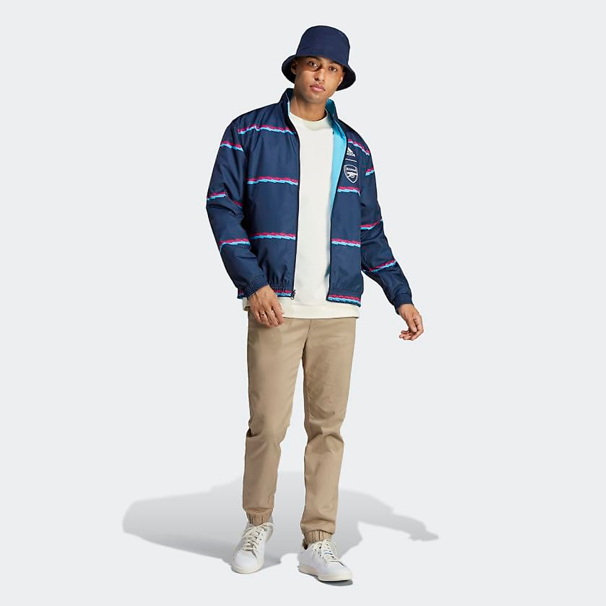 adidas Arsenal Anthem Jacket Men's, Blue, Size M