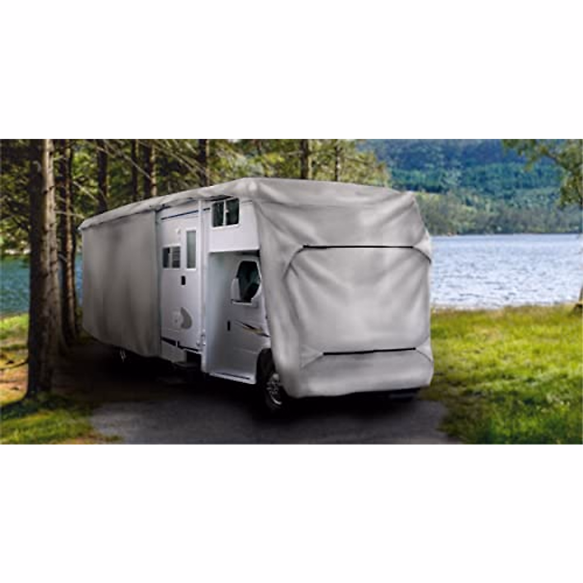 EliteShield ShieldAll Ultimate Heavy Duty Class C RV Motorhome Cover Fits 32'-34'L