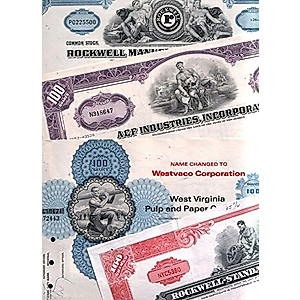 1965 No Mint Mark AMAZON SPECIAL! 100 DIFFERENT RARE ORIGINAL U.S. STOCKS, BONDS and DEBENTURES @ 79c! MANY BIG NAMES! LOWEST PRICE ON EARTH! 1 Share to $5000 Seller EXTRA FINE (AVERAGE GRADE)