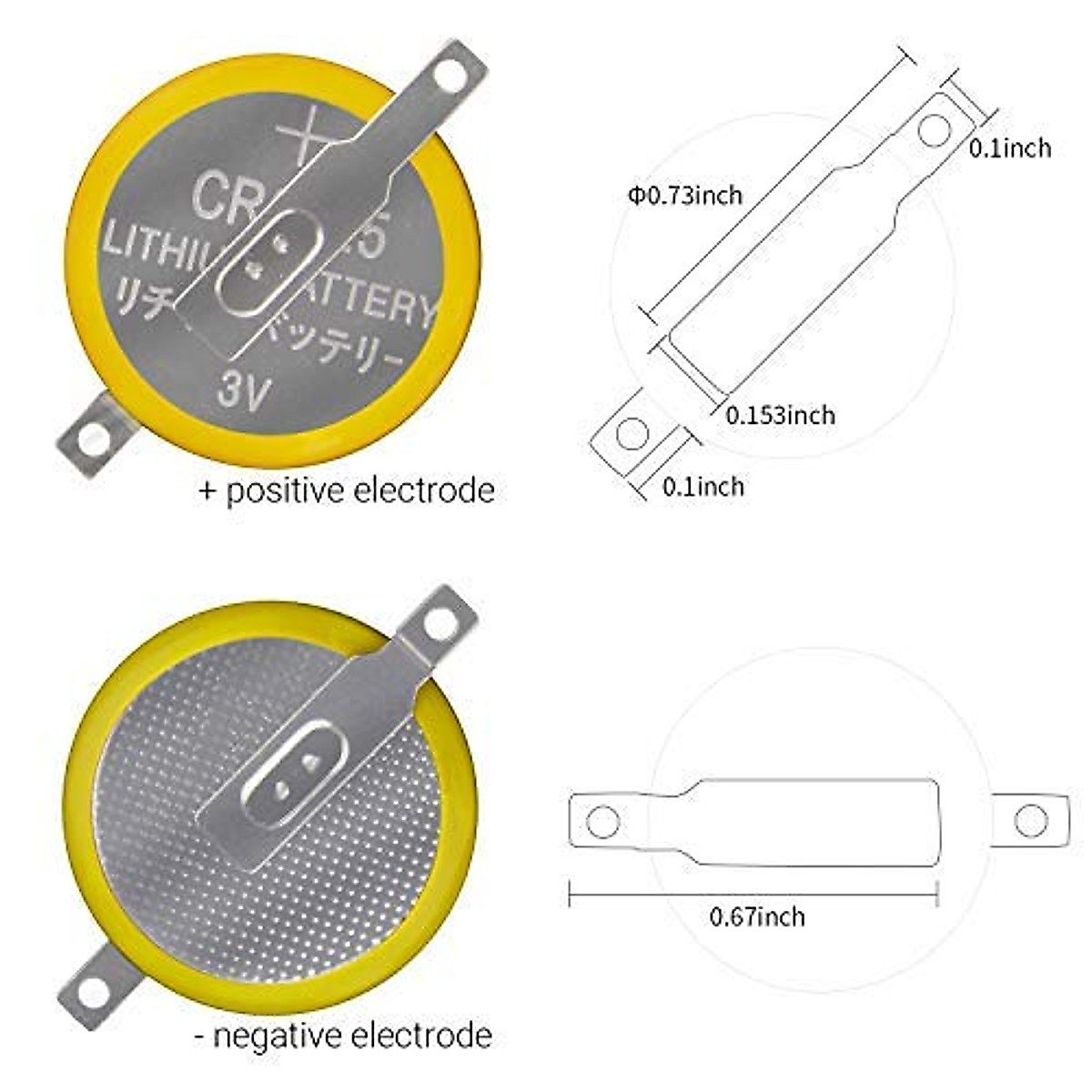 taessv 12 Pack CR2025 Battery, CR2025 3V Lithium Battery for Pokemon, Pokemon Crystal, Gameboy, Gameboy Color Game Battery Replacement