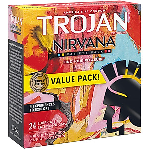 Trojan Nirvana Collection Variety Pack Condoms - 24 count