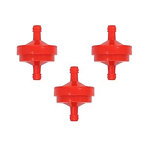 Yapnigeel 3 Pack 298090S 150 Micron Inline Gas Fuel Filter Replacement for John Deere AM107314 LG298090 LG298090S PT4265 10393 for Briggs and Stratton 298090 298090S for Toro 42-5240 56-6360