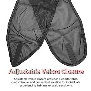 DONNA COLLECTION PREMIUM SATIN WRAP Silk Hair Wrap for Sleeping Head Wrap for Women, 1PC BLACK COLOR