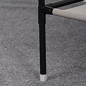 TUOKING Garment Rack, Metal Clothing Racks for Hanging Clothes, Heavy Duty Wire Bedroom Clothing Rack, Freestanding Portable Wardrobe Closet Rack with 4 Hanging Rods, 70" H*34L*17.5W, Black