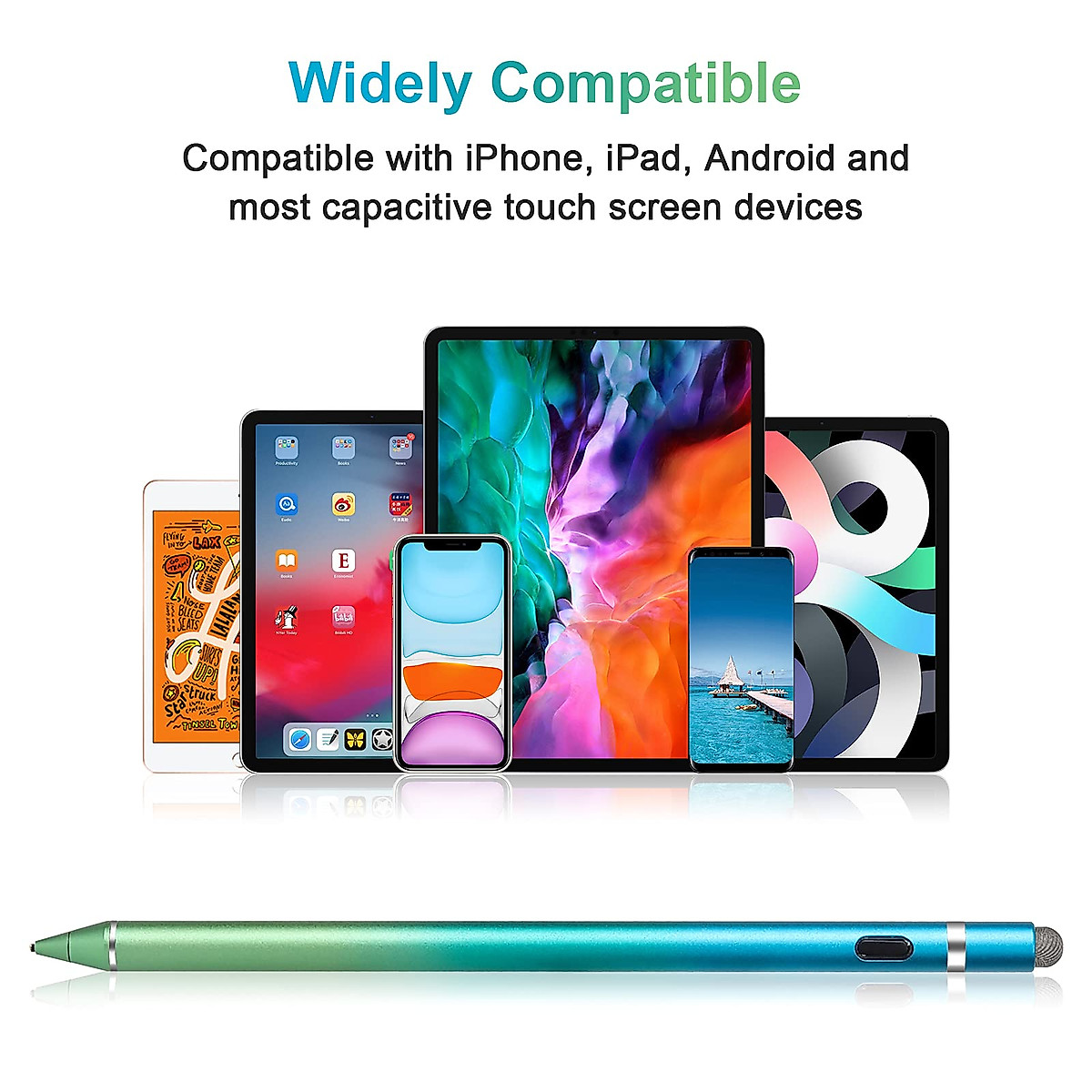 Stylus Pen for Touch Screens, iPad Pencil 2nd Generation with Wireless Charging