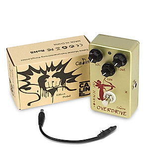 Caline Overdrive Guitar Effects Pedal Guitar Distortions Pedal Metal True Bypass Golden CP-99