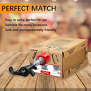 GWENBHMTOOL BIB Tap Valve for Coca Cola Bag in Box Syrups Removable Spigot Kit Soda Dispensing Faucet Hose Kit