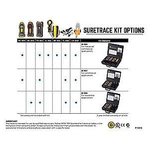 IDEAL INDUSTRIES INC. SureTrace 61-957 Circuit Tracer Open/Closed, 360 Degree, Black