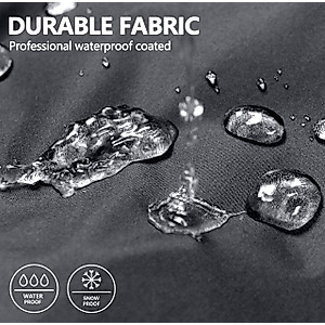 Little Donkey Andy Women's Ski Snowboarding Jacket Waterproof Warm Winter Windproof Mountain Snow Rain Coat Black M