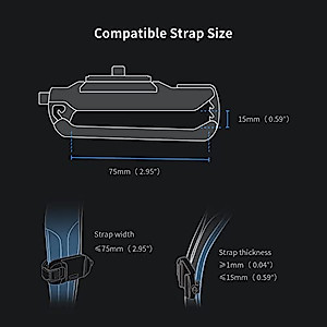 PGYTECH Beetle Camera Clip with Plate Camera Quick Release System for Sony, Nikon, Fuji Backpack Camera Strap Mount