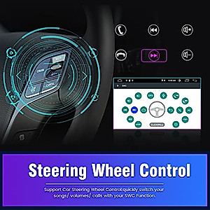 Android 10.0 [2GB+32GB] Car Radio Compatible for GMC Acadia Savana Chevrolet Silverado Avalanche, 10 Inch Touch Screen with GPS/FM/WiFi/USB, Support SWC, Wireless Carplay/Wired Android Auto