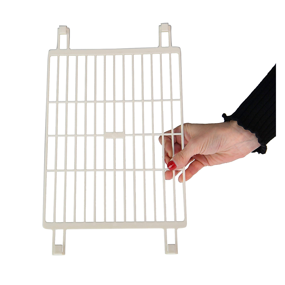 Home-X Fridge Organizer Clip-on Bottle Shelf, Refrigerator/Freezer Wine Storage Rack