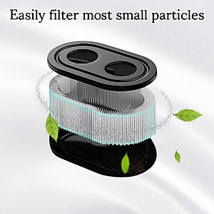 New 593260 Air Filter Fits 798452 798339 5432 5432k 550ex 675exi 725exi Series Engines Model, Lawn Mower Air Filter Parts Fits Troy Bilt TB110 TB200 TB230 Lawnmower (3-Pack)