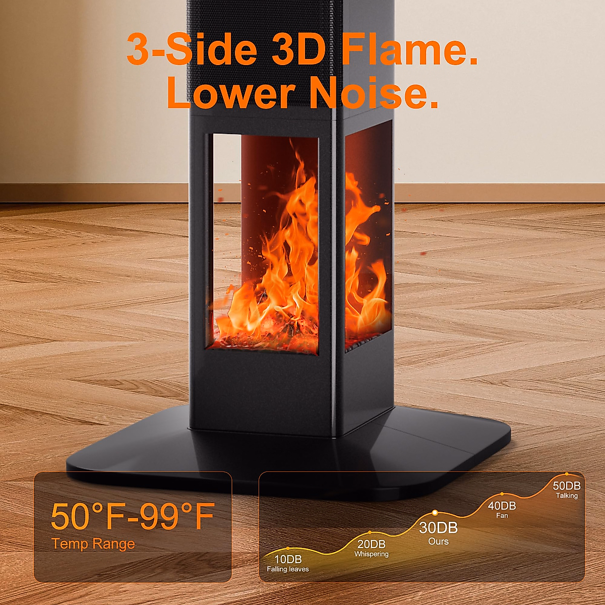 SUNGDOGIN Space Heater Indoor Use for Large Room,1500W Tower Heater W/Thermostat,32" Heater Bedroom,Room Heaters for Indoor Use W/Remote,Ceramic Heaters for Indoor Use W/ 90° Oscillating 24H Timer